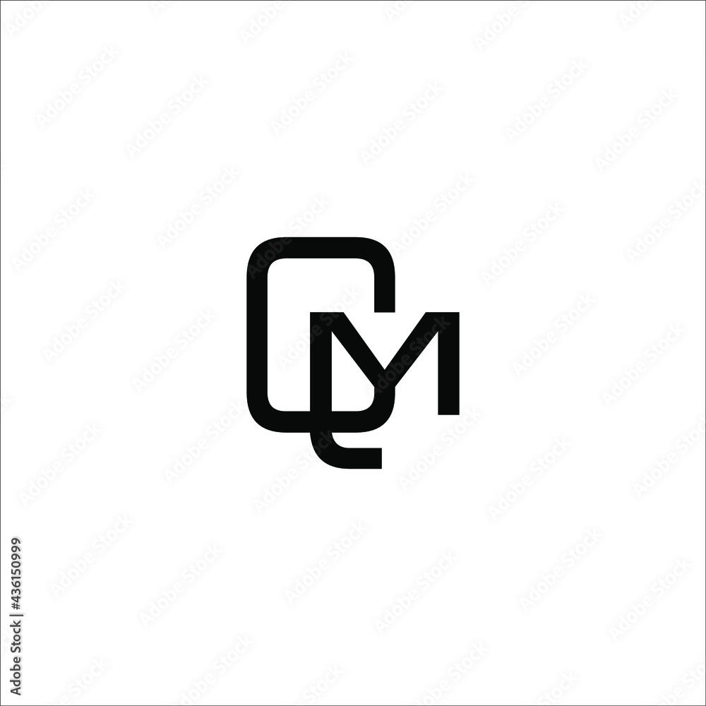 letter CM logo Stock Vector | Adobe Stock