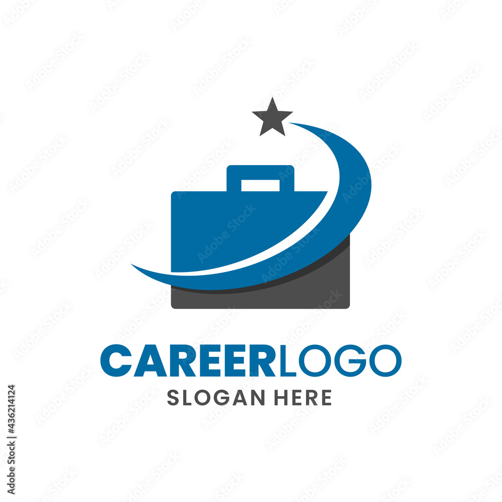 Career logo template design. Accounting and finance business logo ...