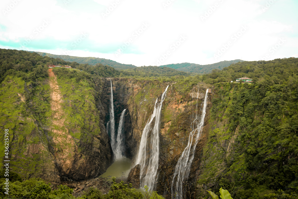 Jog Falls, is a waterfall on the Sharavati river located in the Western ...