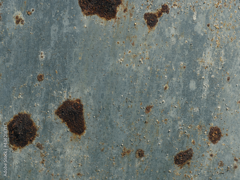 Galvanized steel surface with rust spots Stock Photo | Adobe Stock