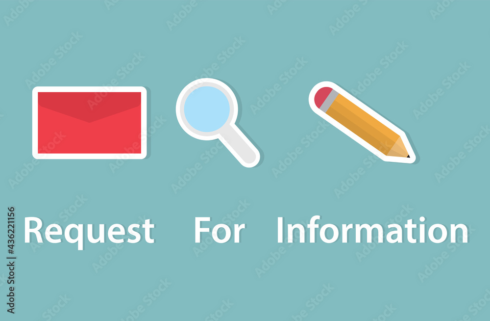 RFI Request For Information concept- vector illustration Stock Vector ...