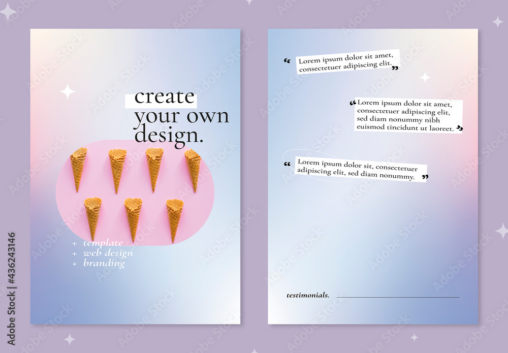 Create Your Own Design Editable Poster Stock Template | Adobe Stock