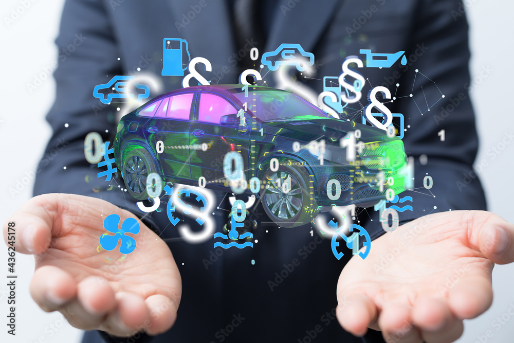 Car law concept. Safety of auto. Car Stock Photo | Adobe Stock