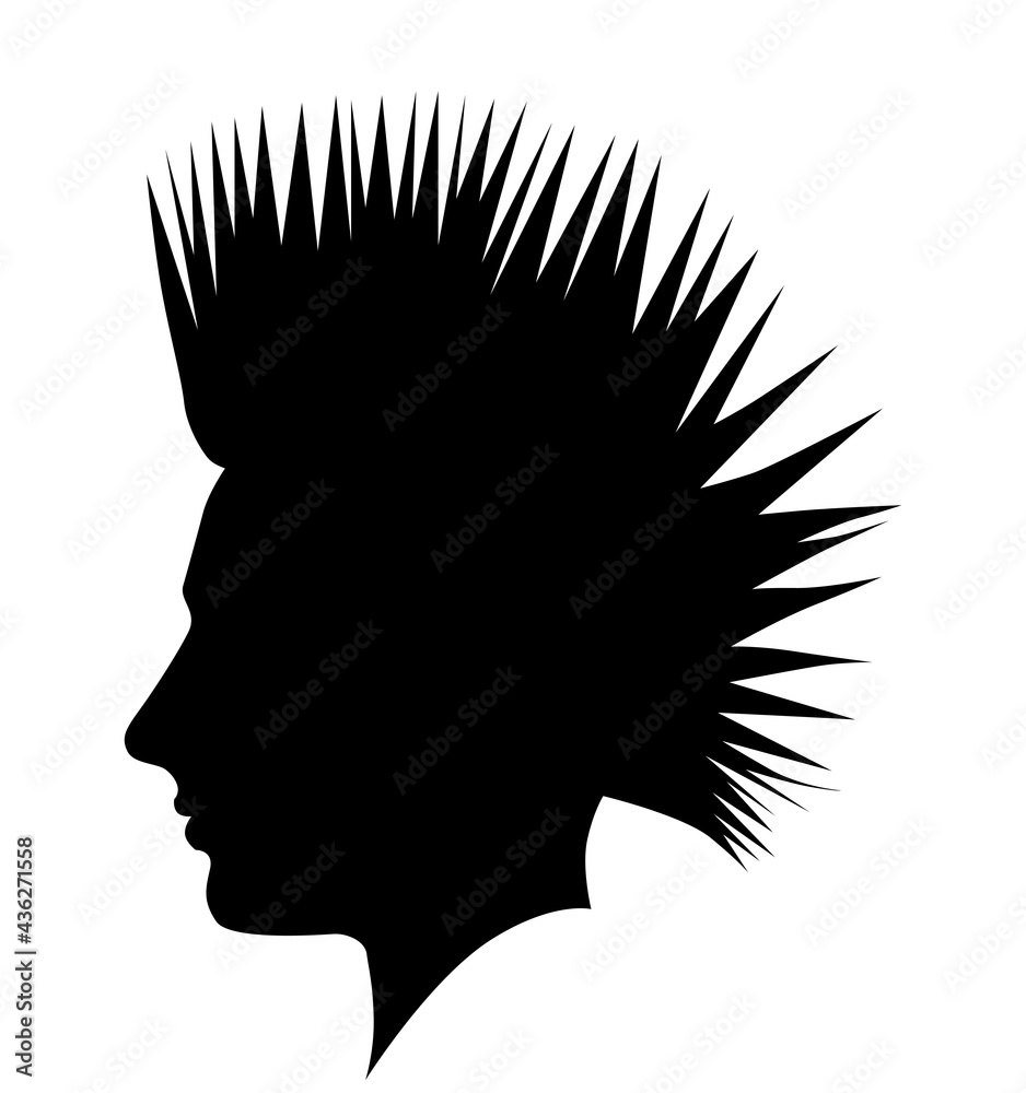 Irokese punk hairstyle for a adult men Anarcho punk (or anarchist punk ...