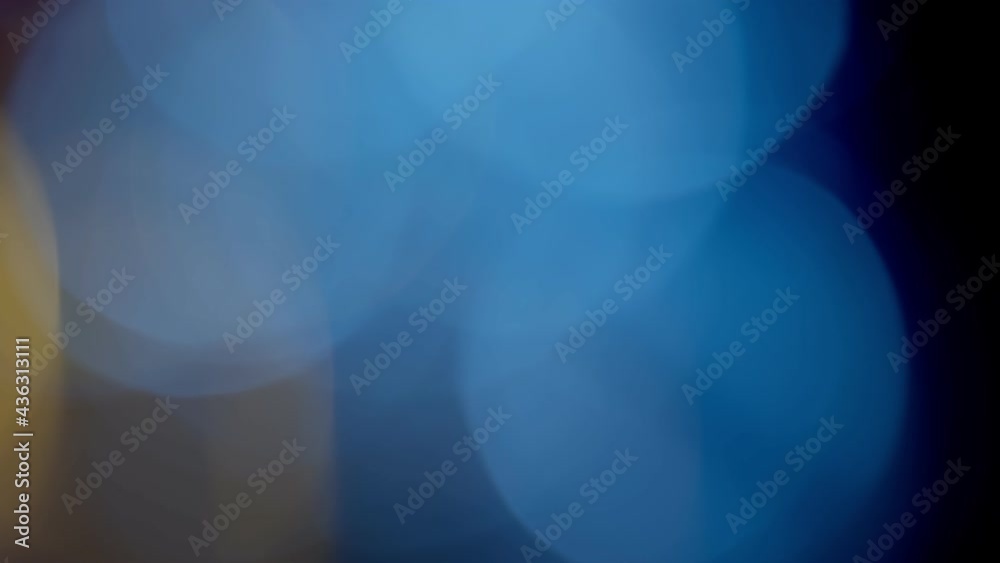 Light Leaks abstract 4K footage. Moving blinking circle lens glow flare bokeh overlays natural ...