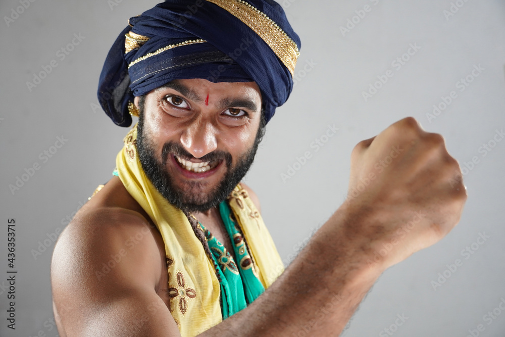 winner king images - indian man in Theater acting as a king Stock Photo ...