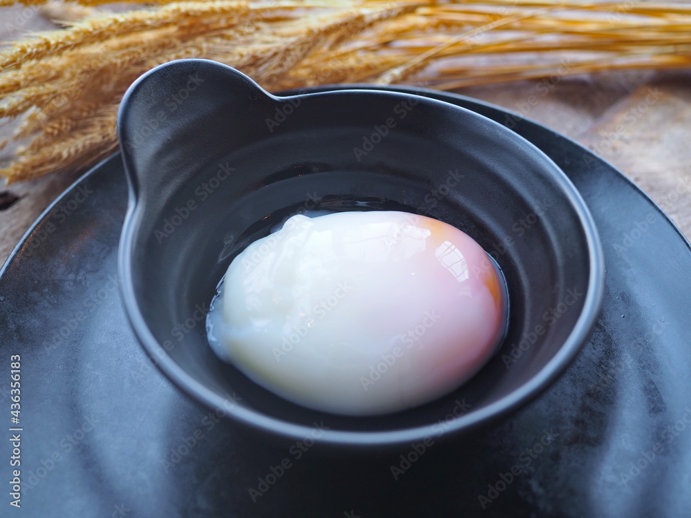 Fotografia do Stock: Traditional famous Japanese onsen egg soft boiled ...