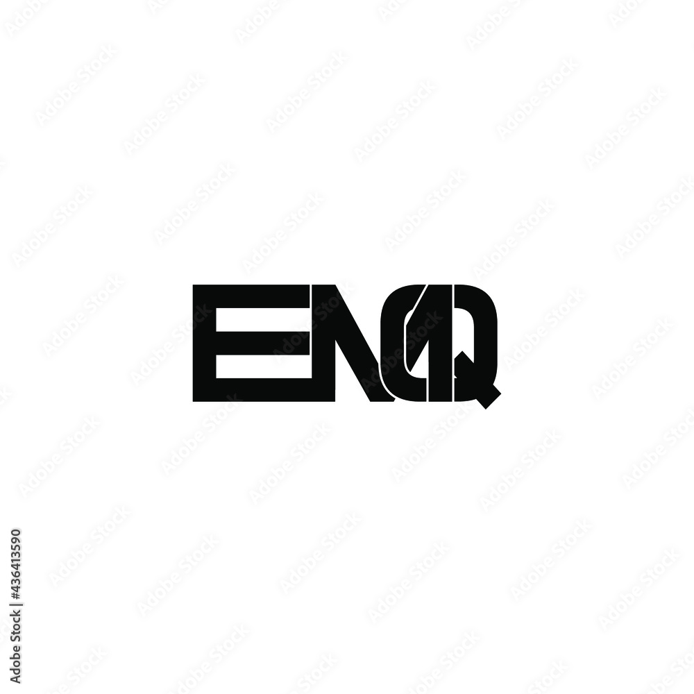 emq letter original monogram logo design Stock Vector | Adobe Stock