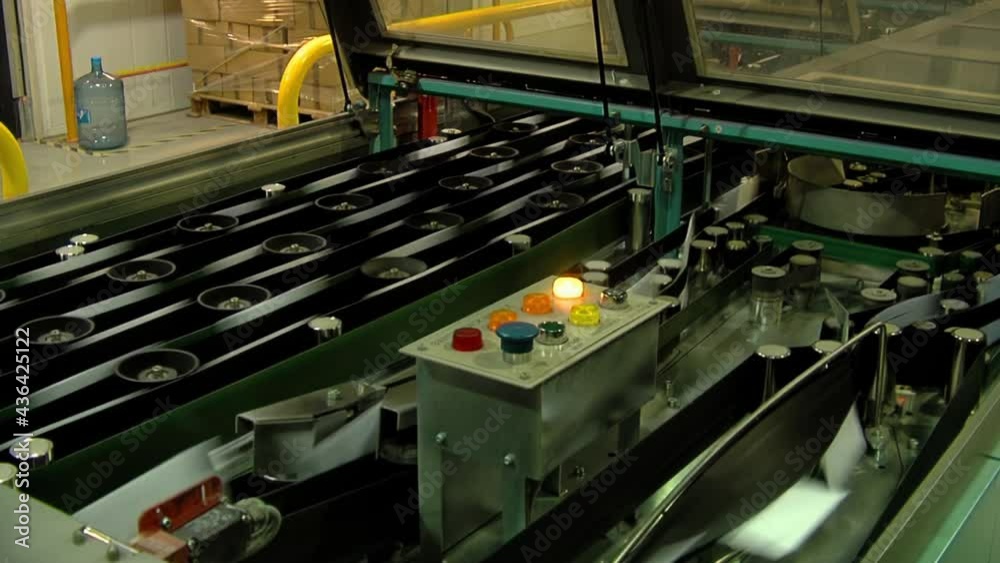 A Machine for Automatic Sorting of Mail Items is processing a Large ...