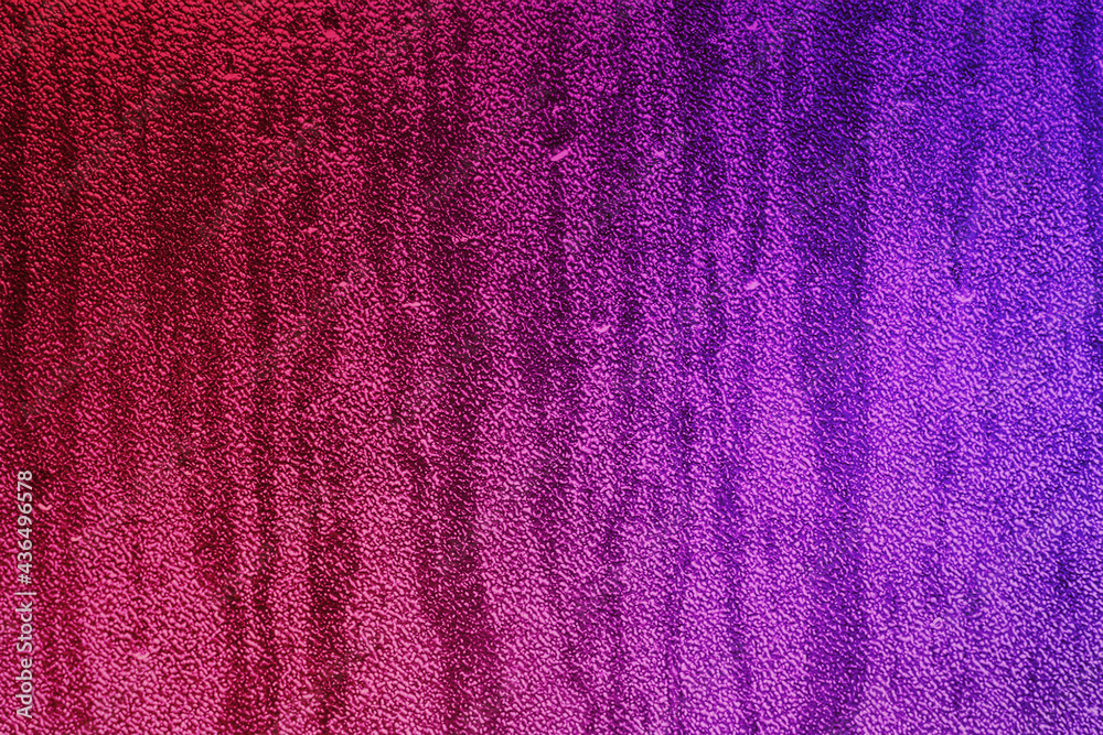 A wet opaque window during rain, showing two color gradients on ...