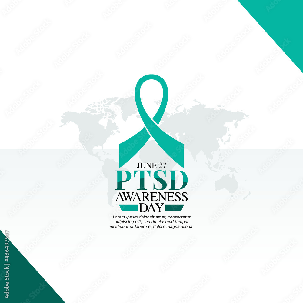 vector graphic of PTSD awareness day good for PTSD awareness day ...