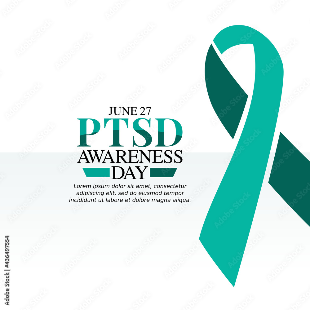 vector graphic of PTSD awareness day good for PTSD awareness day ...
