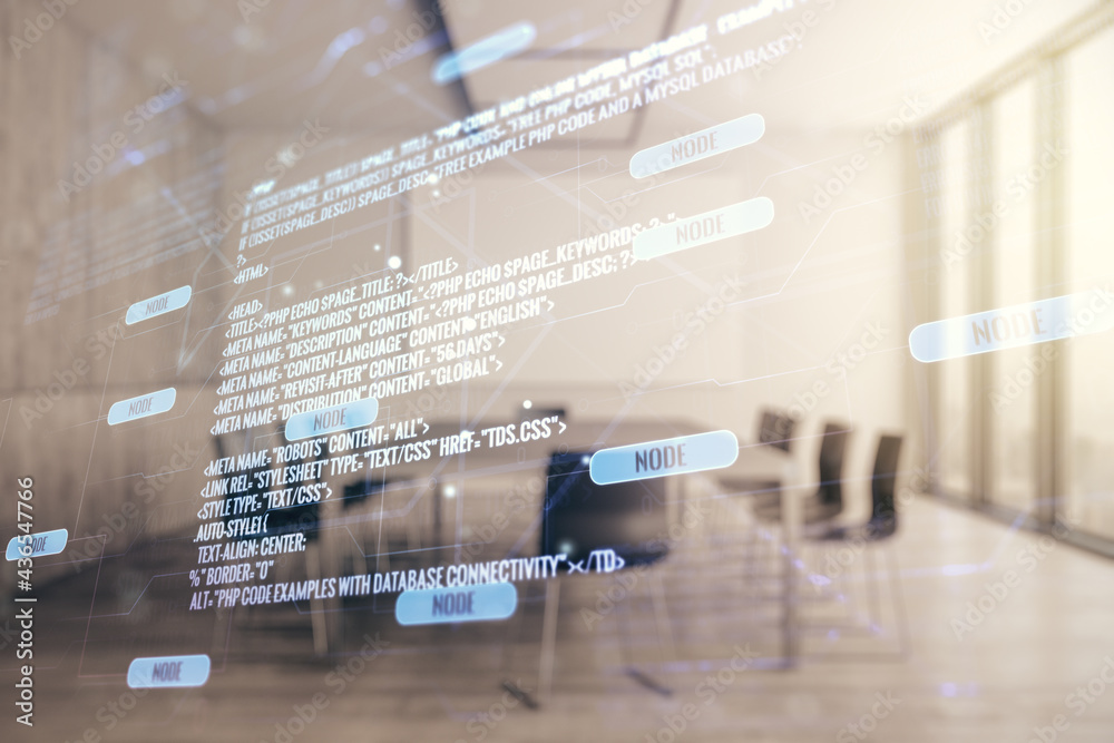 Double exposure of abstract programming language interface on a modern ...