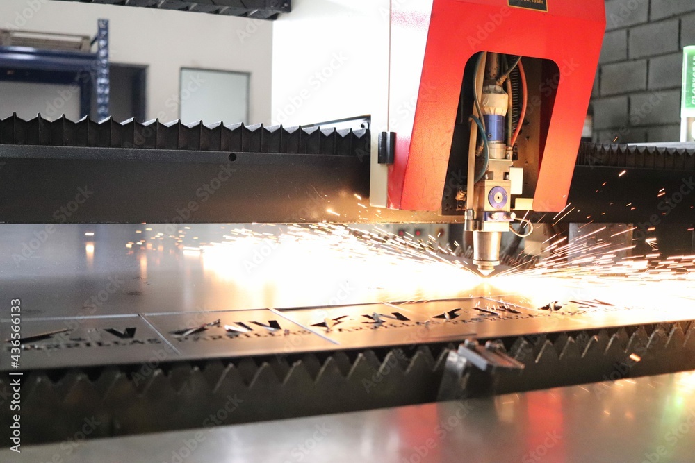 Recorte e gravação a laser Stock Photo | Adobe Stock