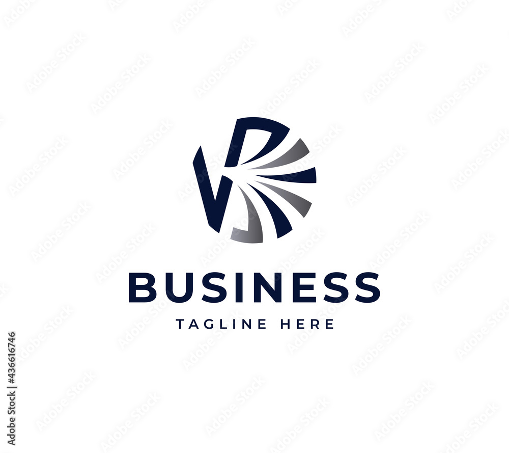 letter V vector logo design. modern circle spray foam icon symbol ...