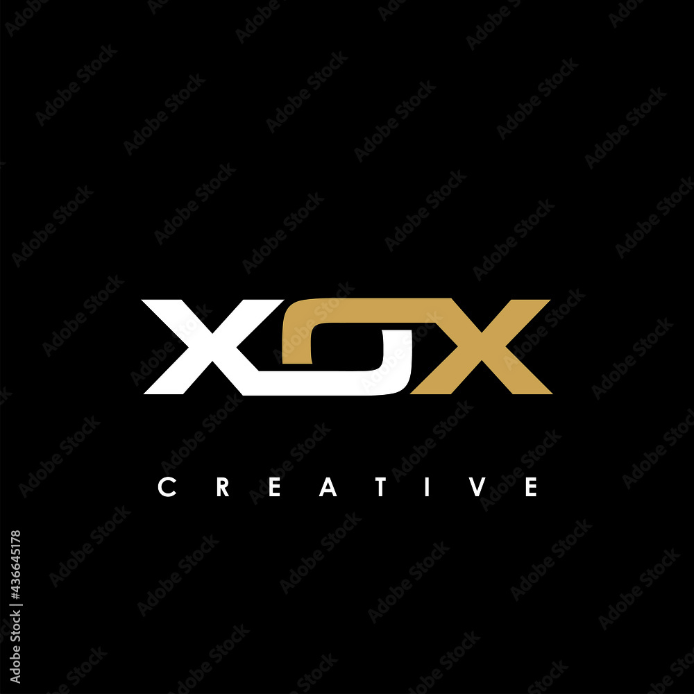 XOX Letter Initial Logo Design Template Vector Illustration Stock ...