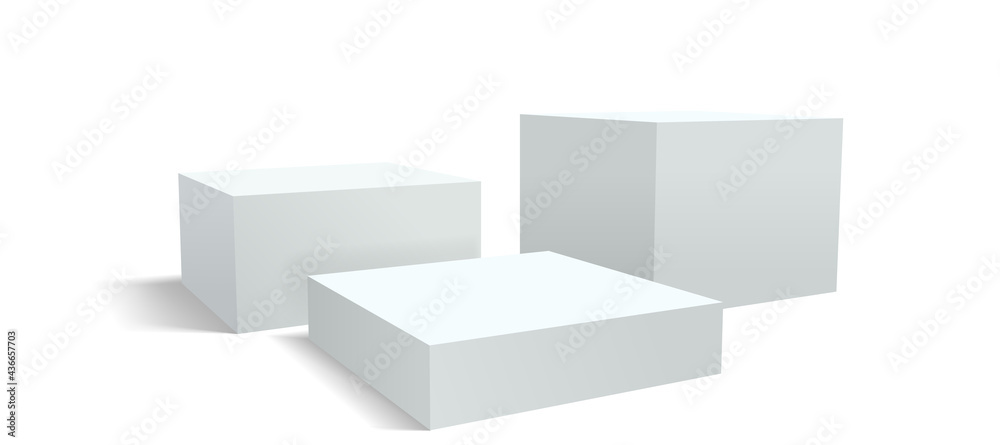 Podium pedestal, display or stage stand background, racked dais ...