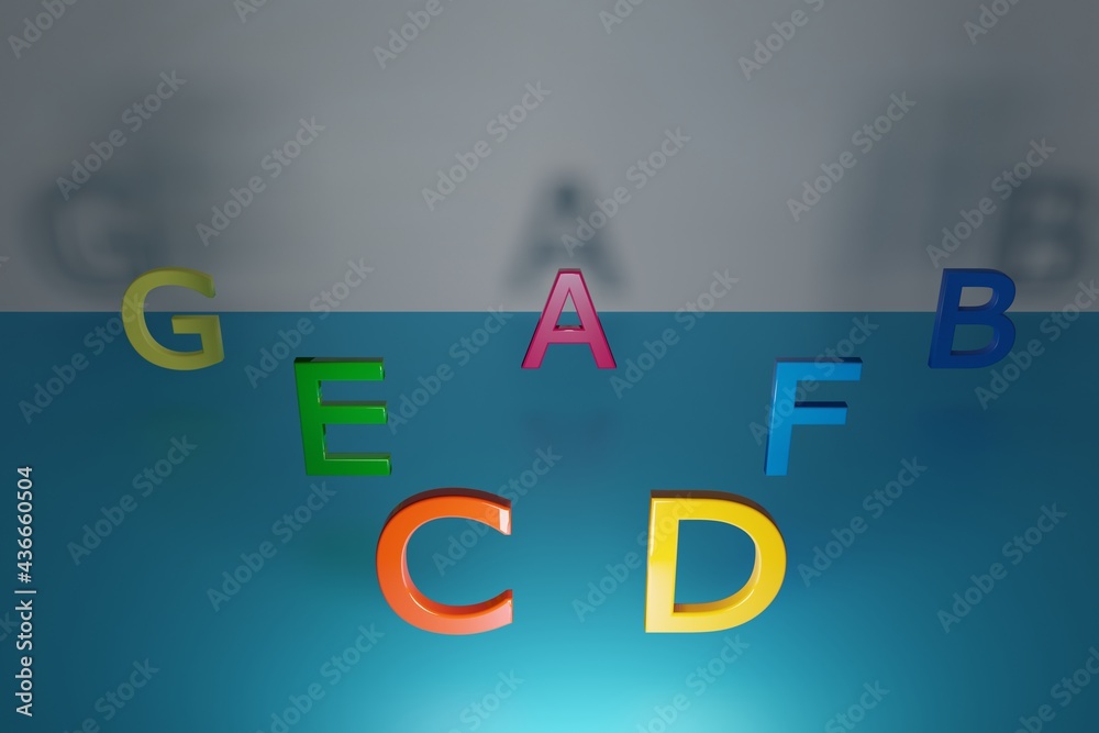 Musical notes in english. Notes DO RE MI FA SOL LA SI. Bright notes ...