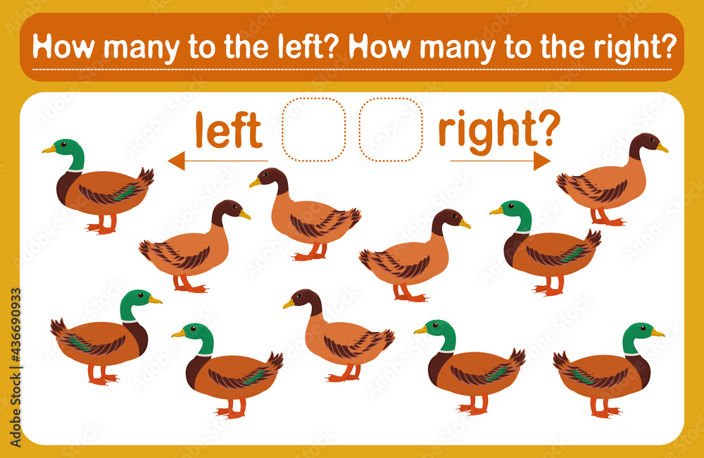 A logic game for kids called Left or right. Spatial orientation with ...