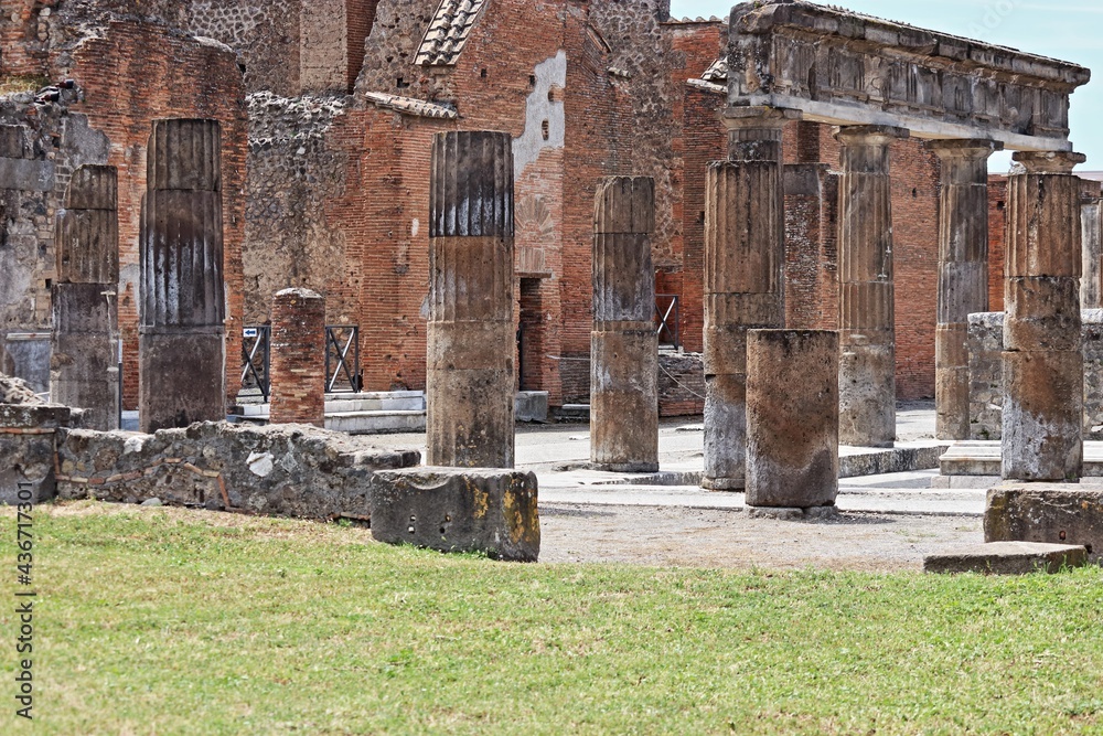 Gli scavi di Pompei antica Stock Photo | Adobe Stock