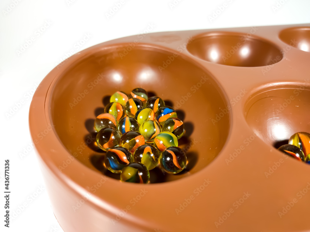 Malaysia, Perak, 27 May 2021: Congkak (in malay) is a kind of ...