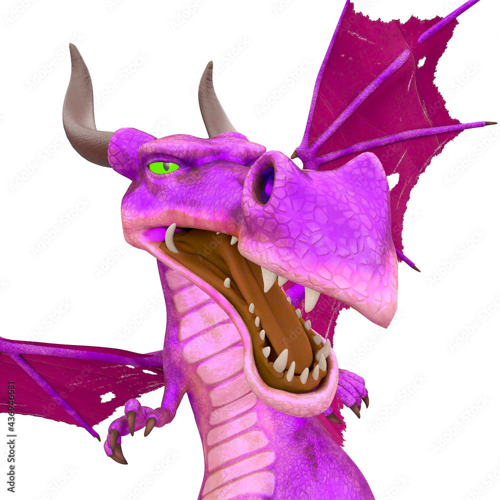 mythical dragon id profile picture Stock Illustration | Adobe Stock