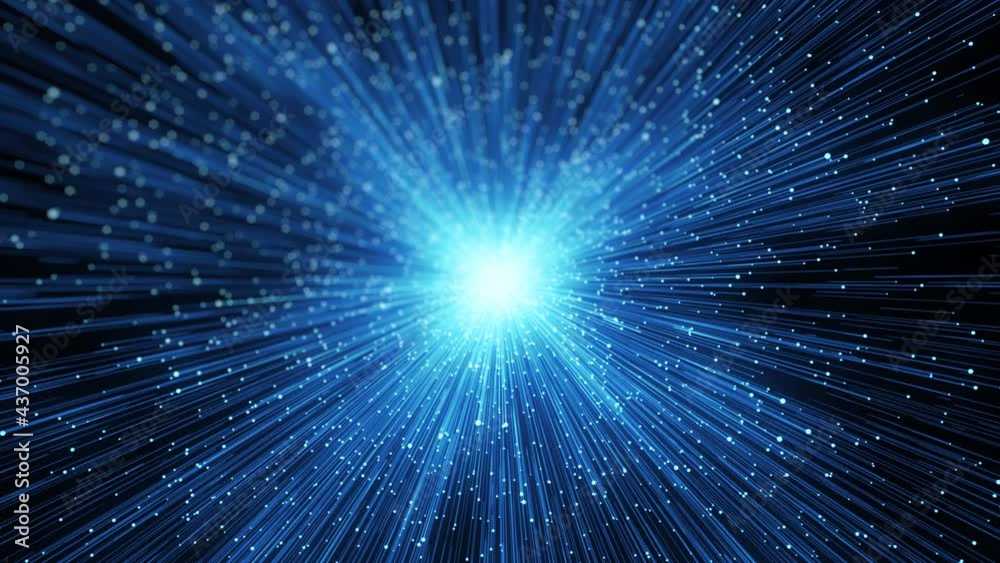 Starburst Particles Fx Background Loop/ 4k animation of an abstract ...