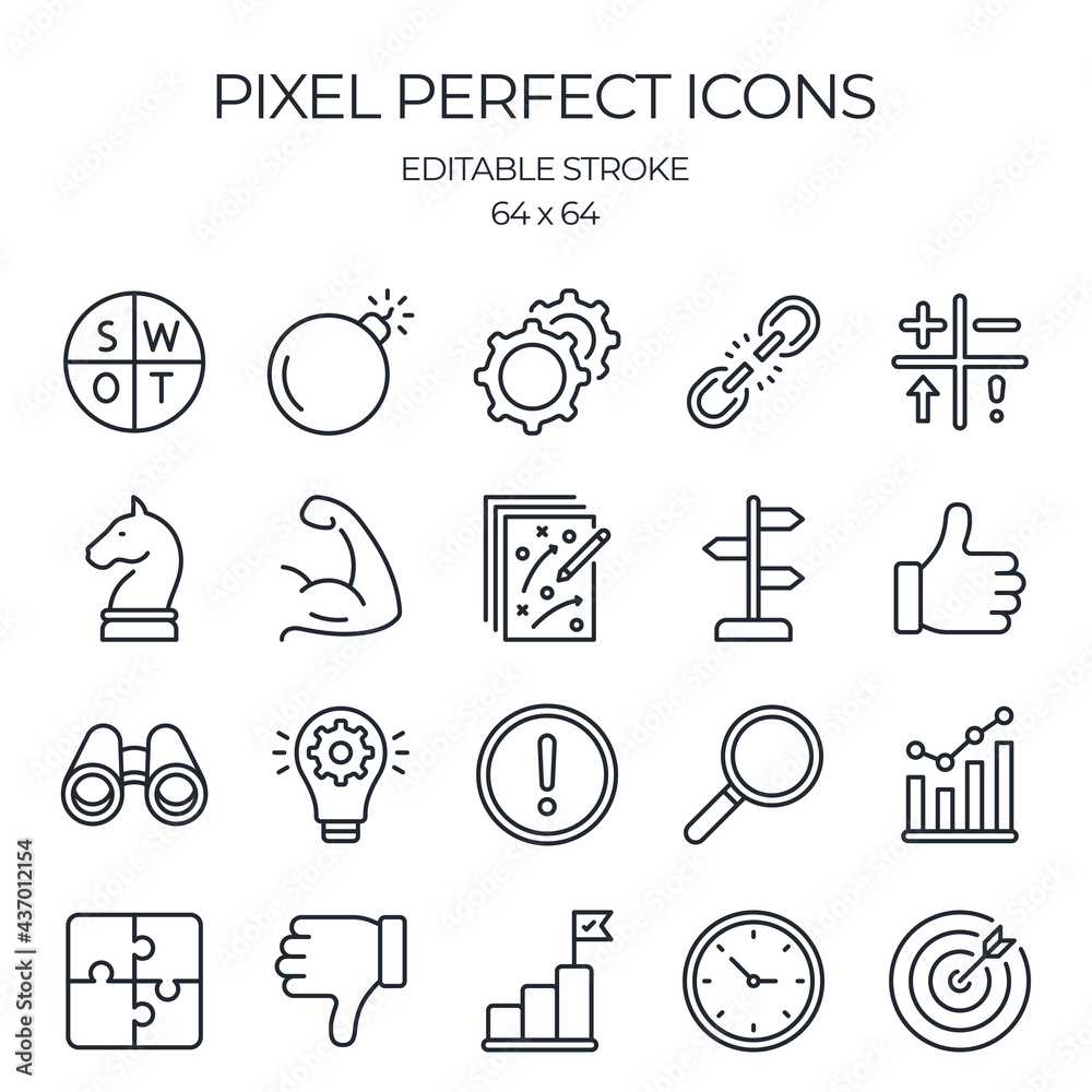 SWOT analysis with strength, weakness, opportunities, and threats ...