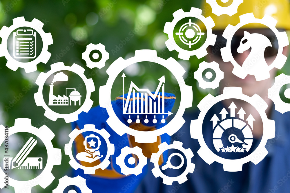 Benchmarking industry concept. Industrial benchmark strategy. Stock ...