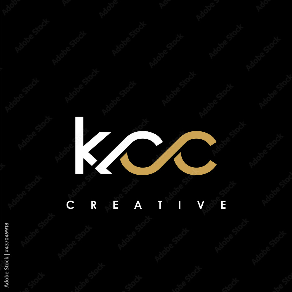 KCC Letter Initial Logo Design Template Vector Illustration Stock ...