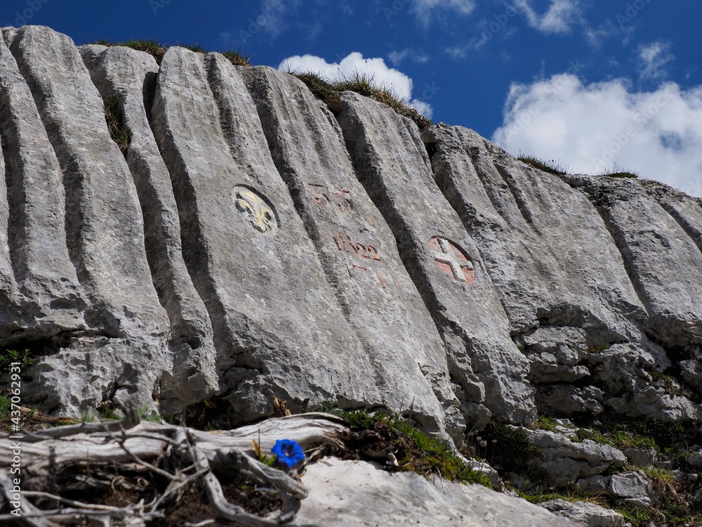 frontière historique entre la France et le Duché de Savoie dans le ...