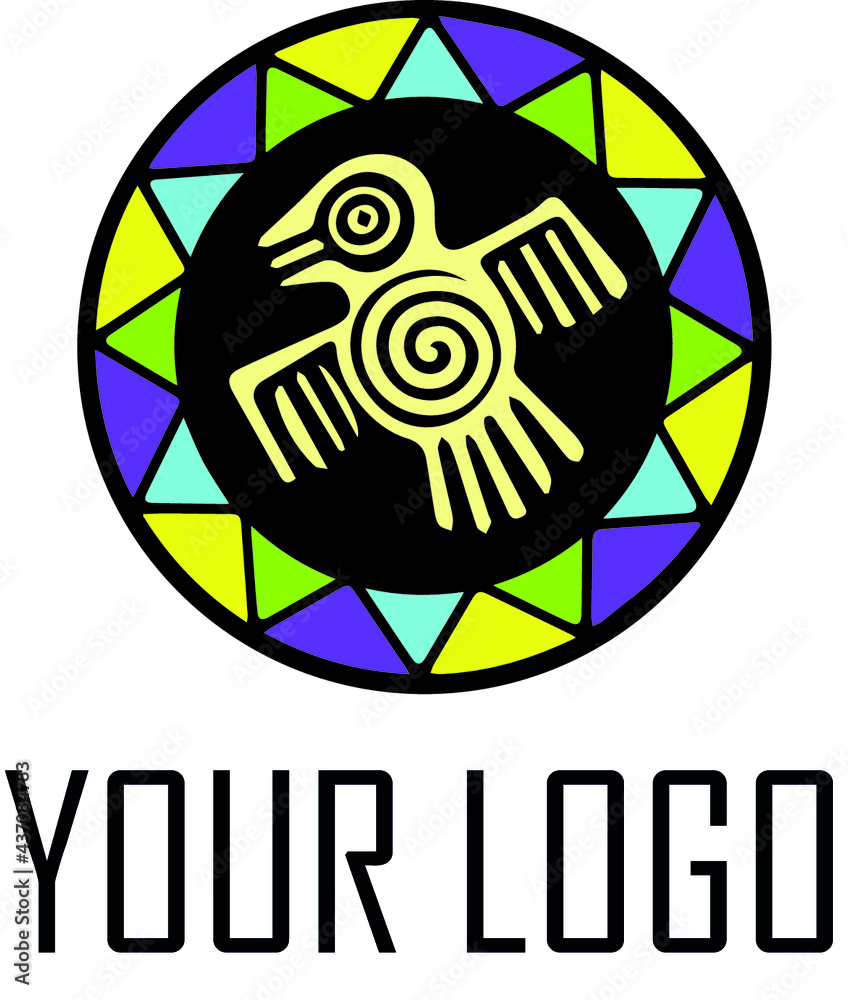 Vetor de Logo precolombino do Stock | Adobe Stock