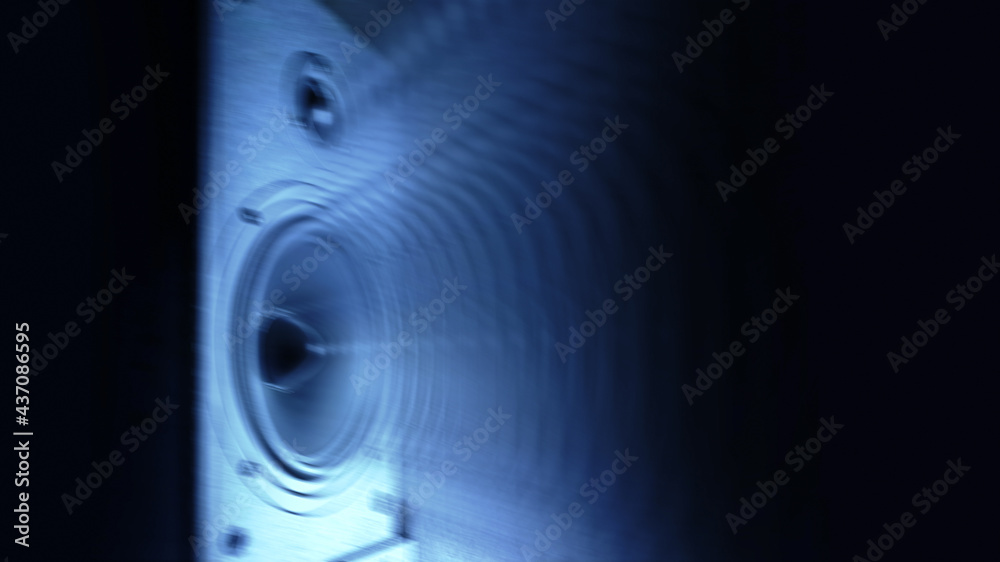 Hi end loudspeakers. Monitor hifi sound system for sound recording ...