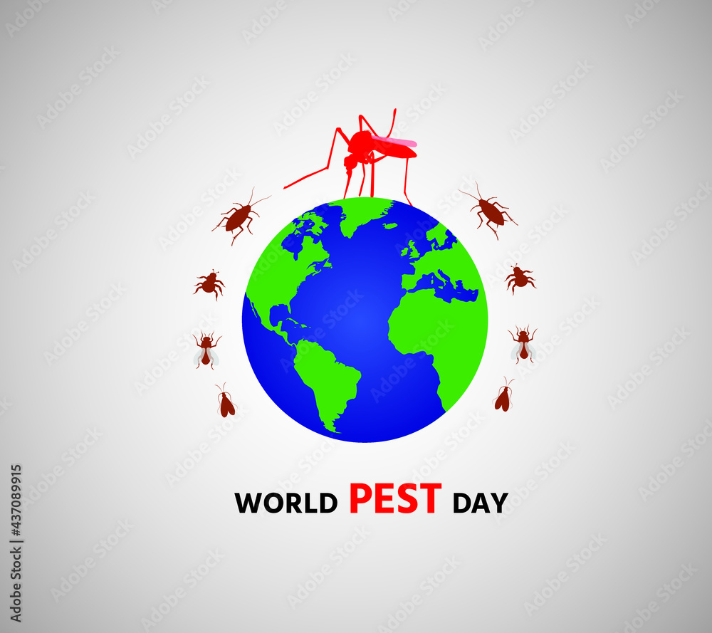 World Pest Day, Holiday concept. Template for background, banner, card ...