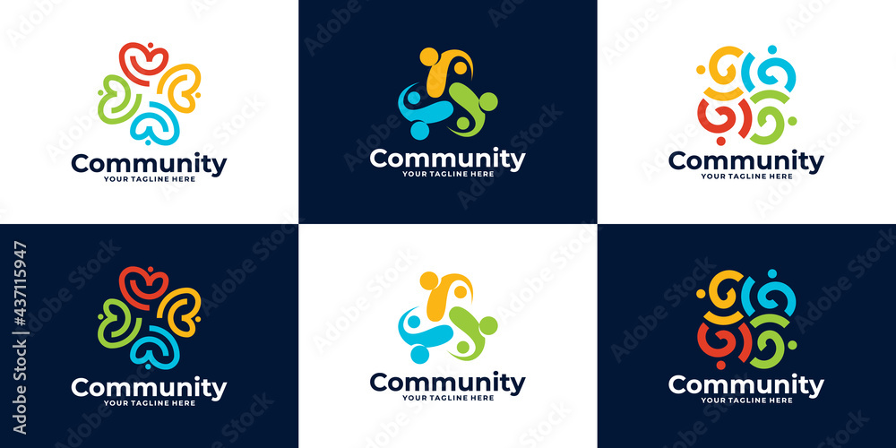 community logo or medical clinic logo design Stock Vector | Adobe Stock