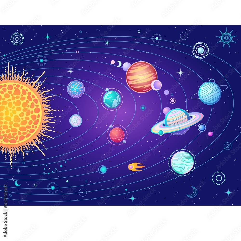 Drawings Of Planets Animation