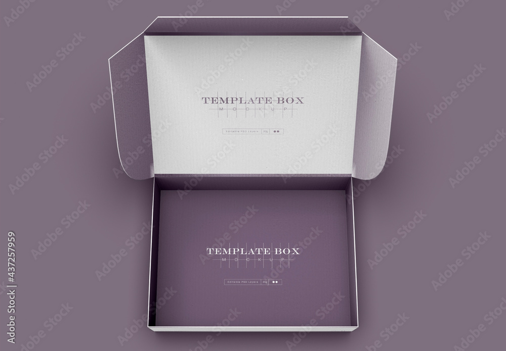 Folding Box Mockup Stock Template | Adobe Stock
