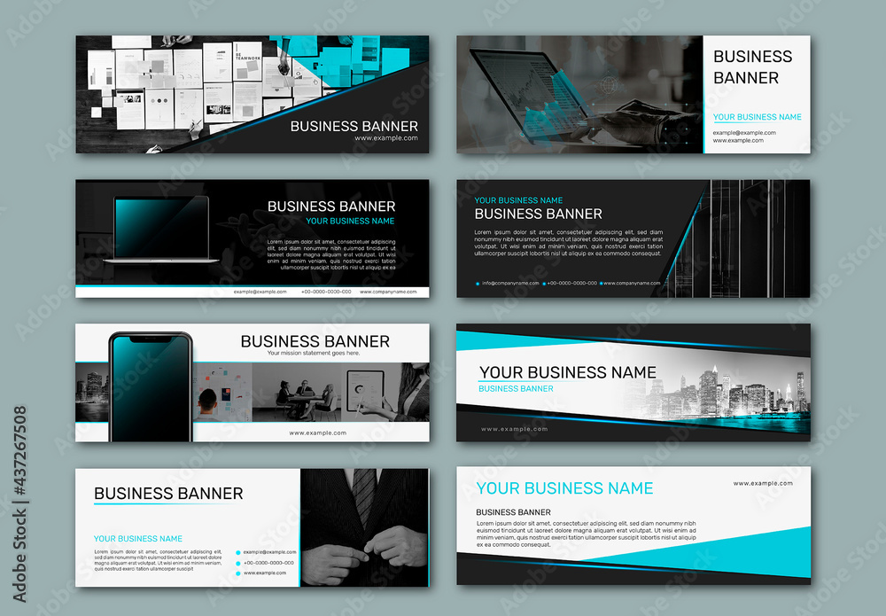 Company Email Header Layout Stock Template | Adobe Stock