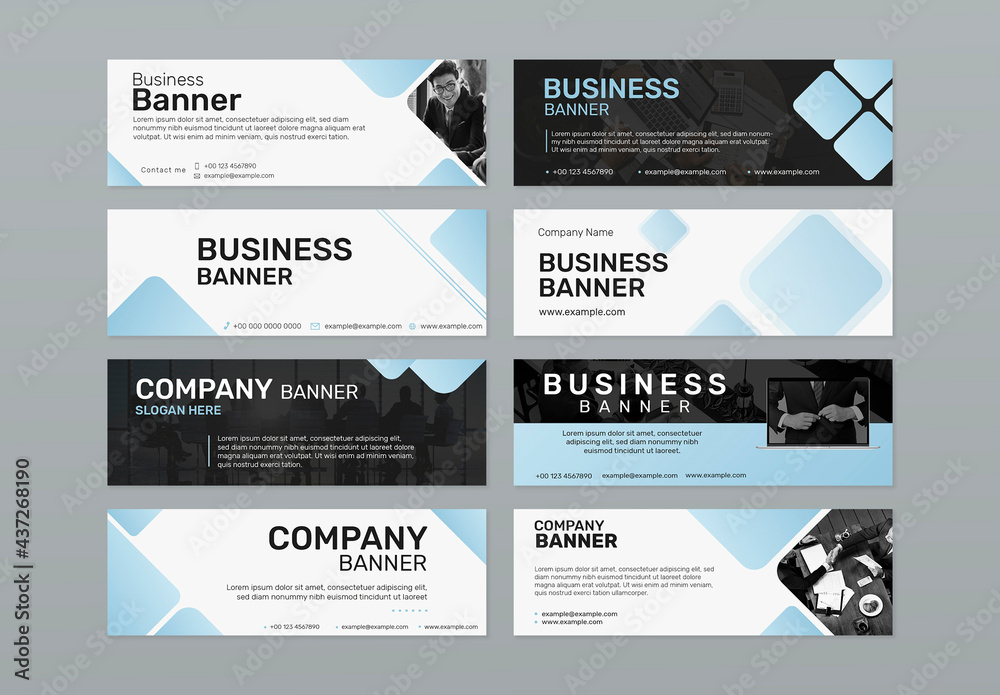 Professional Business Banner Layout Stock Template | Adobe Stock