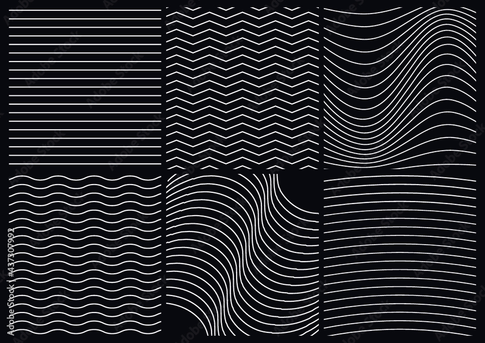 paquete de textura de líneas delgadas minimalistas y elegantes en fondo ...