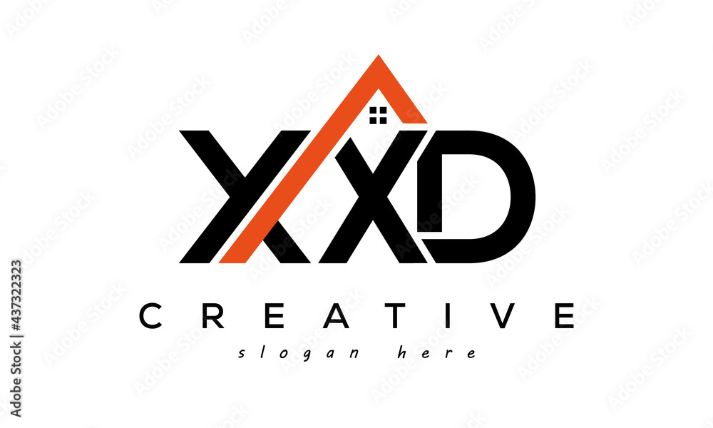 initial XXD letters real estate construction logo vector Stock Vector ...