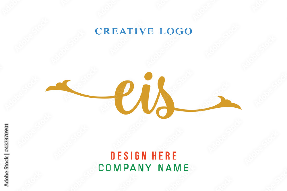 EIS lettering logo is simple, easy to understand and authoritative ...