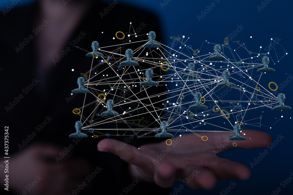 organization chart team concept networking Stock Photo | Adobe Stock