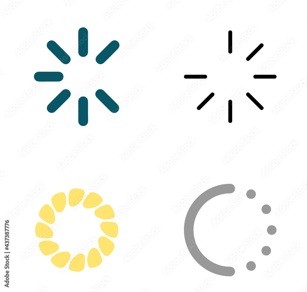 Buffering symbol illustration,clip art and icons for a variety of uses ...