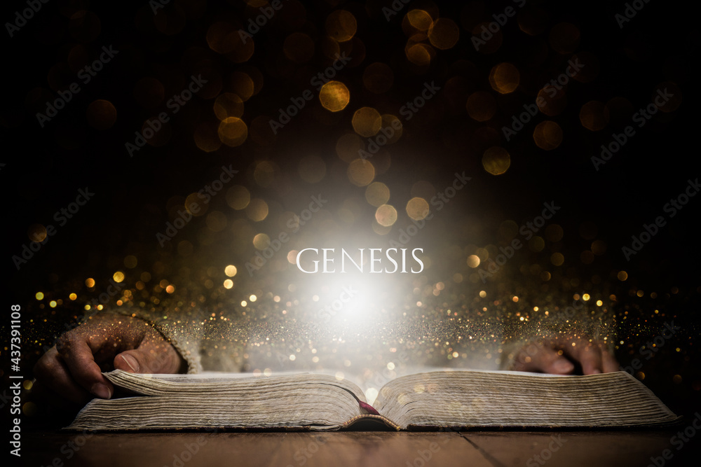 Book of Genesis of the Holy Bible, Old Testament Stock Photo | Adobe Stock