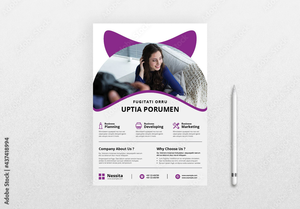 Awesome Flyer Stock Template | Adobe Stock
