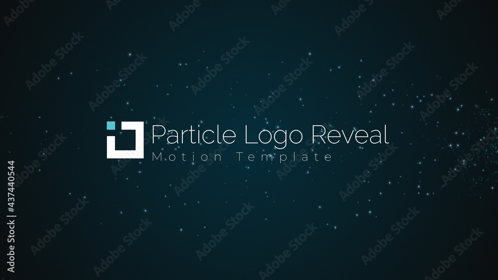Particle Logo Reveal Stock Template | Adobe Stock