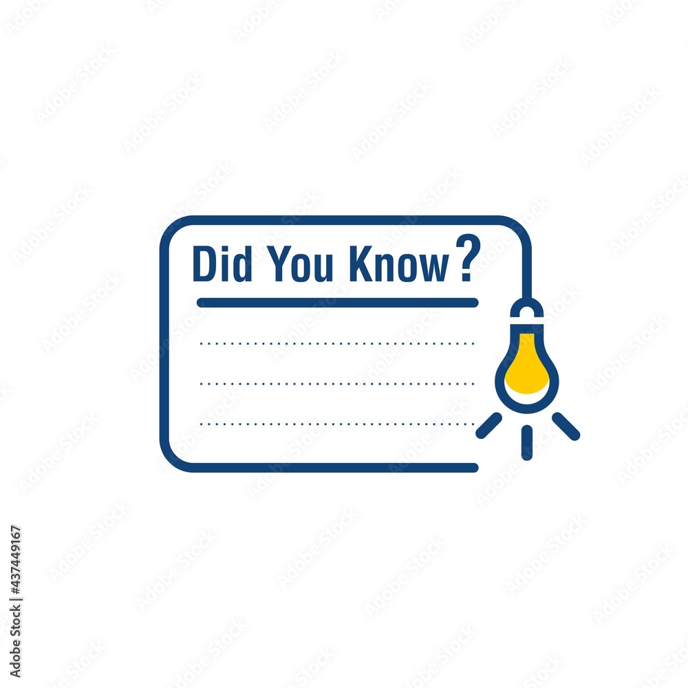 Did you know vector template post icon for Social media background in ...