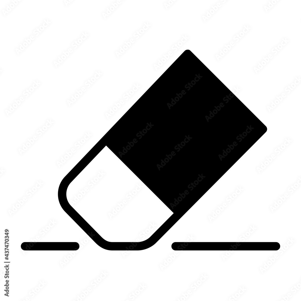 Eraser icon Stock Vector | Adobe Stock