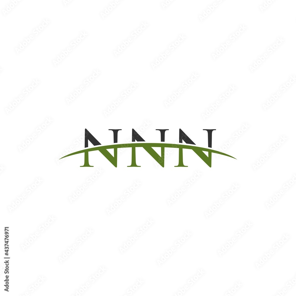 NNN initial swoosh horizon, letter logo designs corporate inspiration ...